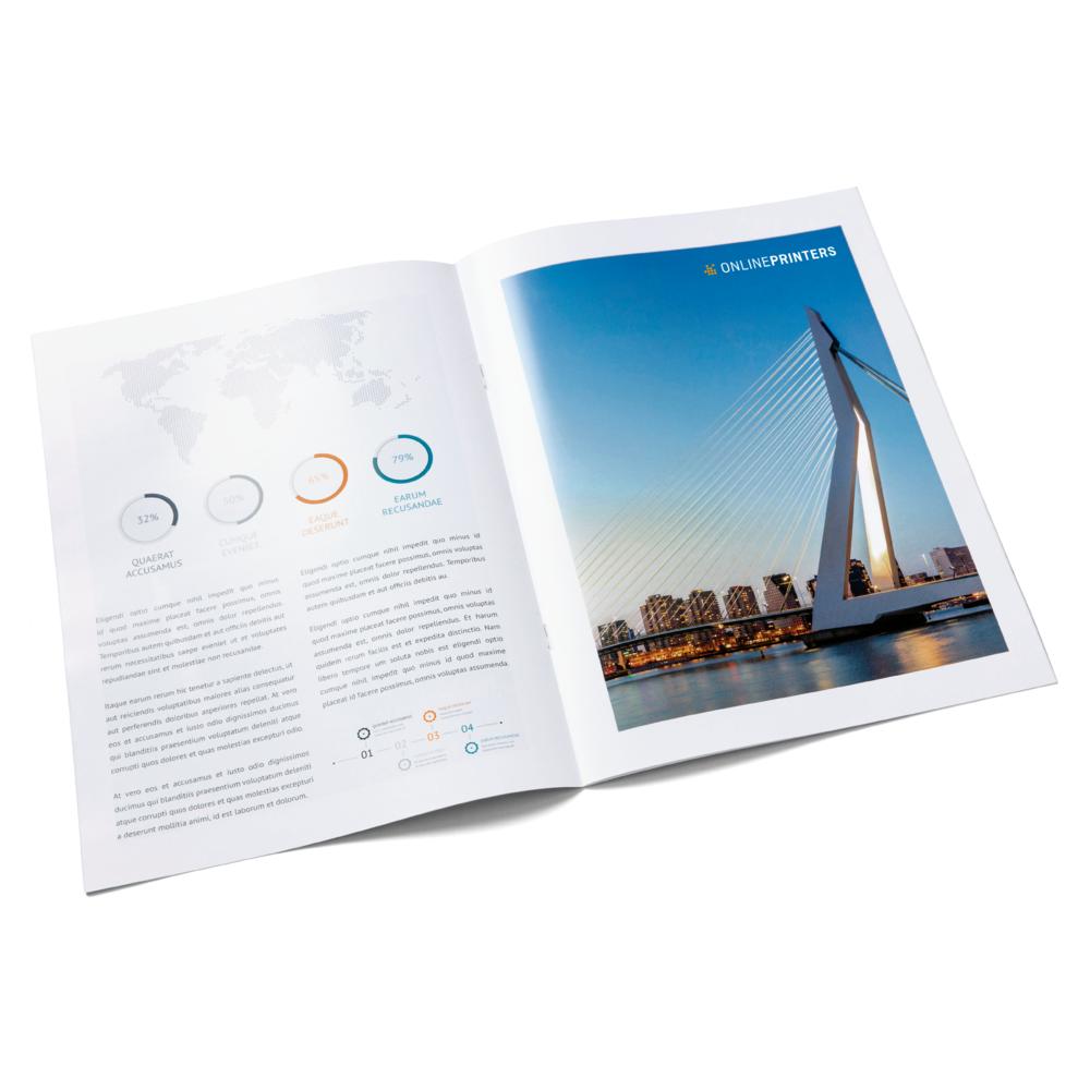 Brochures impression numérique, A5, 4/4, A5 chez Onlineprinters